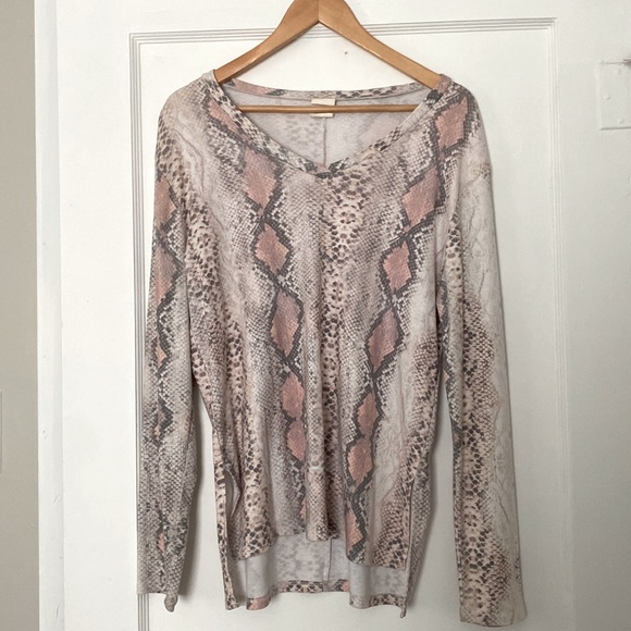 Tops | Snakeskin Top | Poshmark